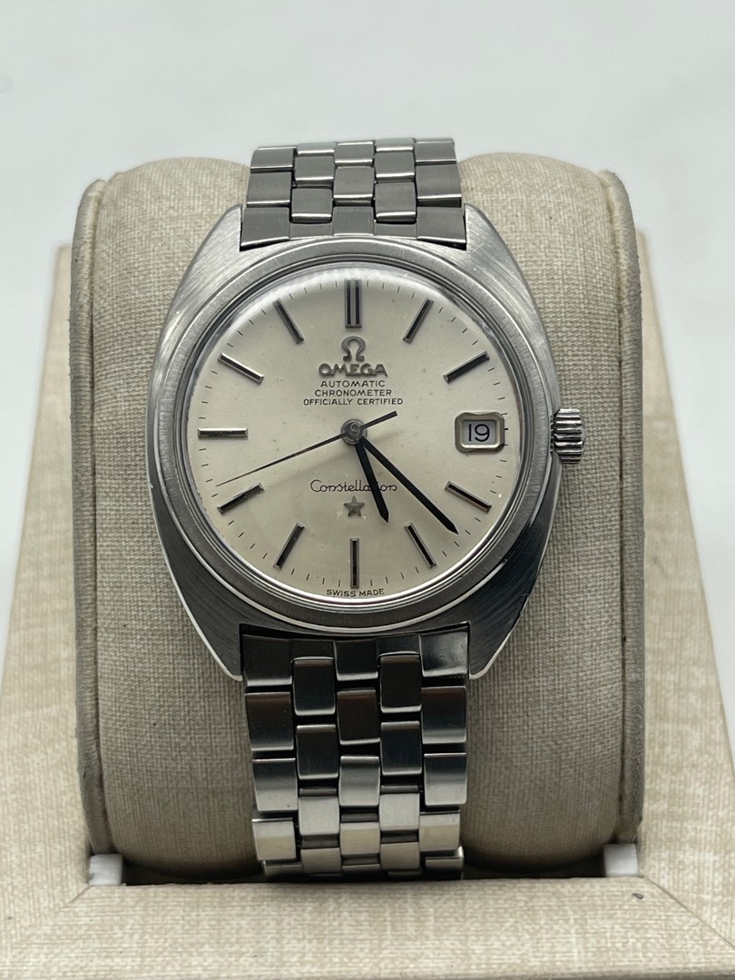 Omega Constellation Silver Dial Steel, Men's Fashion, Watches ...
