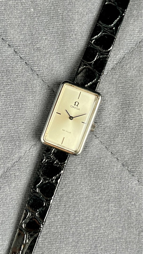 Omega De Ville Rectangular semi-curvex, Women's Fashion, Watches ...