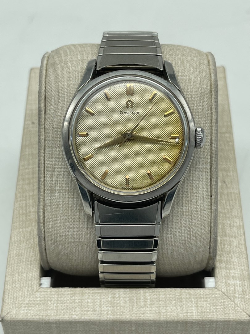 Omega Honeycomb Dial Stainless Steel, Men's Fashion, Watches ...