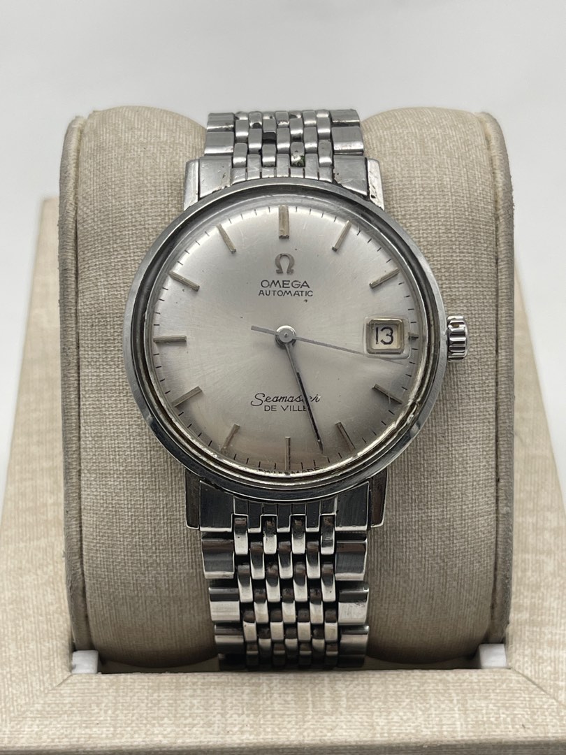 Omega Seamaster De Ville Silver Dial Steel, Men's Fashion, Watches ...