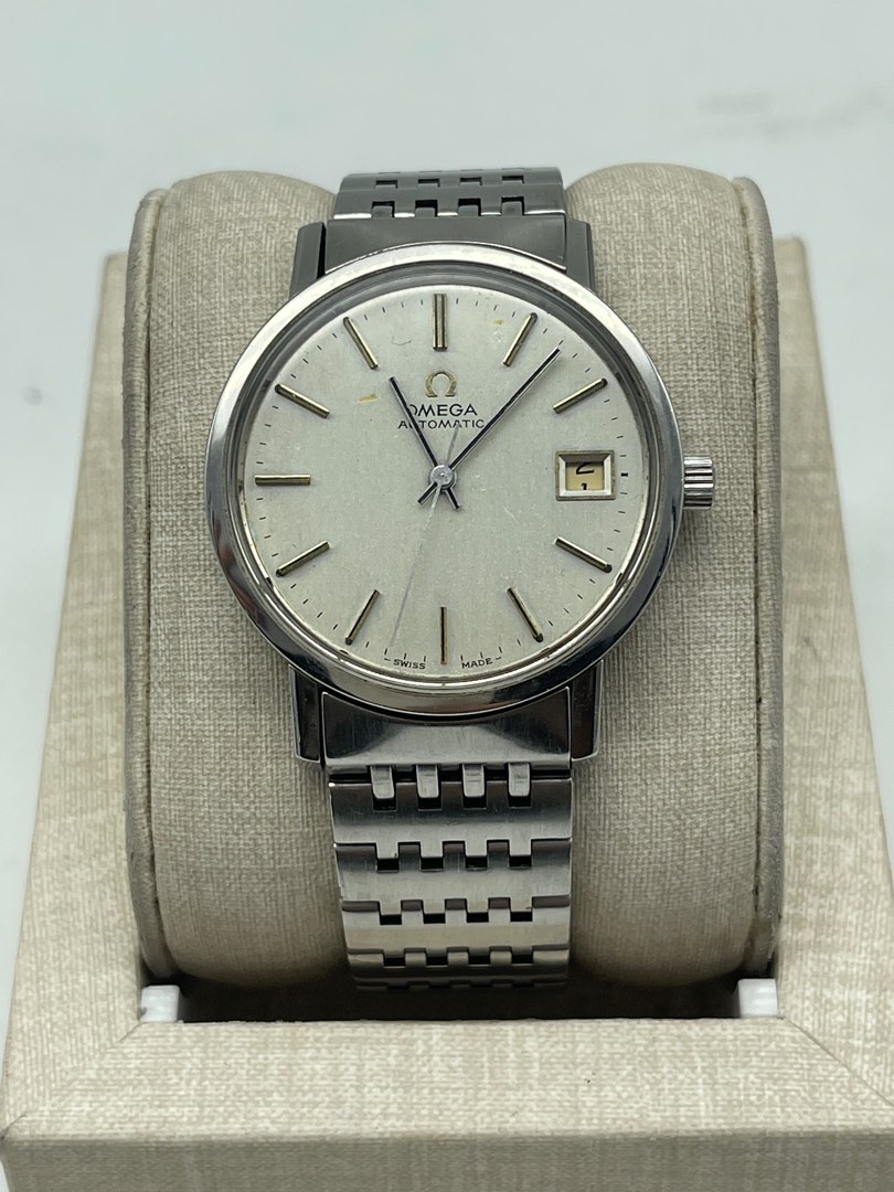 Omega Silver Dial Stainless Steel, Men's Fashion, Watches & Accessories ...