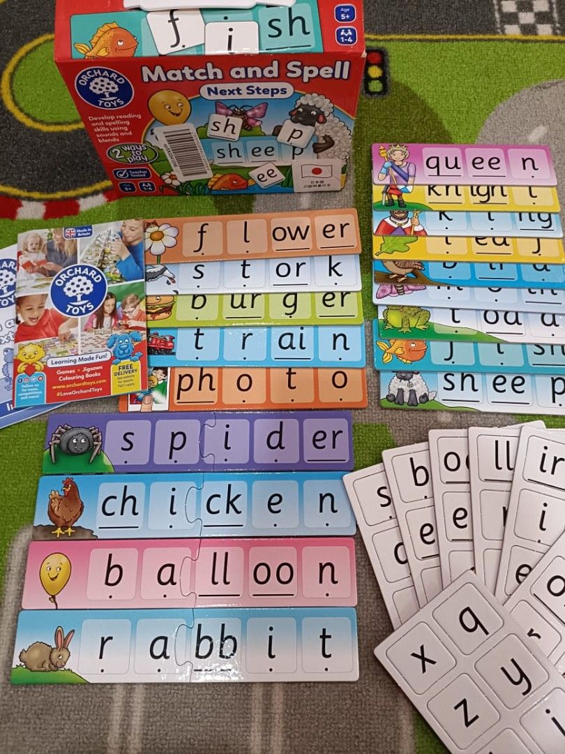 Orchard Toys Match & Spell, Hobbies & Toys, Toys & Games on Carousell