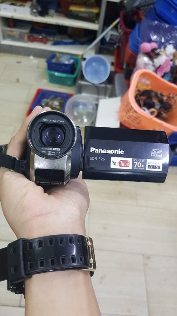 Panasonic SDR-S26 video cam, Photography, Cameras on Carousell