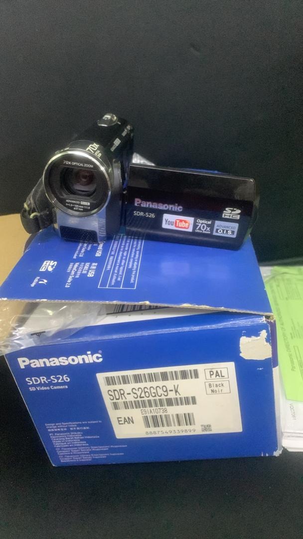 Panasonic SDR-S26 video cam, Photography, Cameras on Carousell