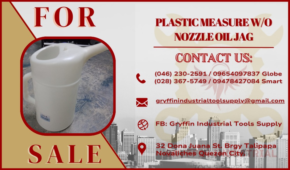 PLASTIC MEASURE W/O NOZZLE OIL JAG, Commercial & Industrial, Industrial ...