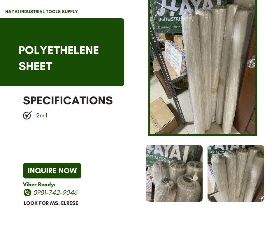 POLYETHELENE SHEET, Commercial & Industrial, Construction Tools ...