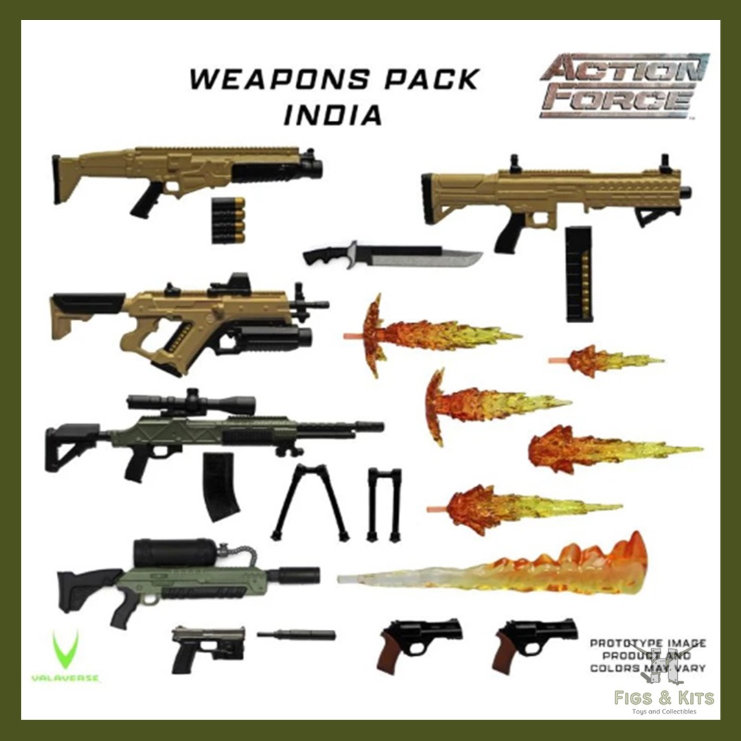 PRE-ORDER!! Weapons Pack (India) 1/12 Scale Accessory Set, Hobbies ...