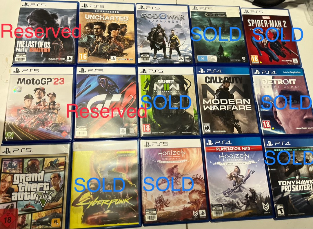 ps5 cd games, Video Gaming, Video Games, PlayStation on Carousell