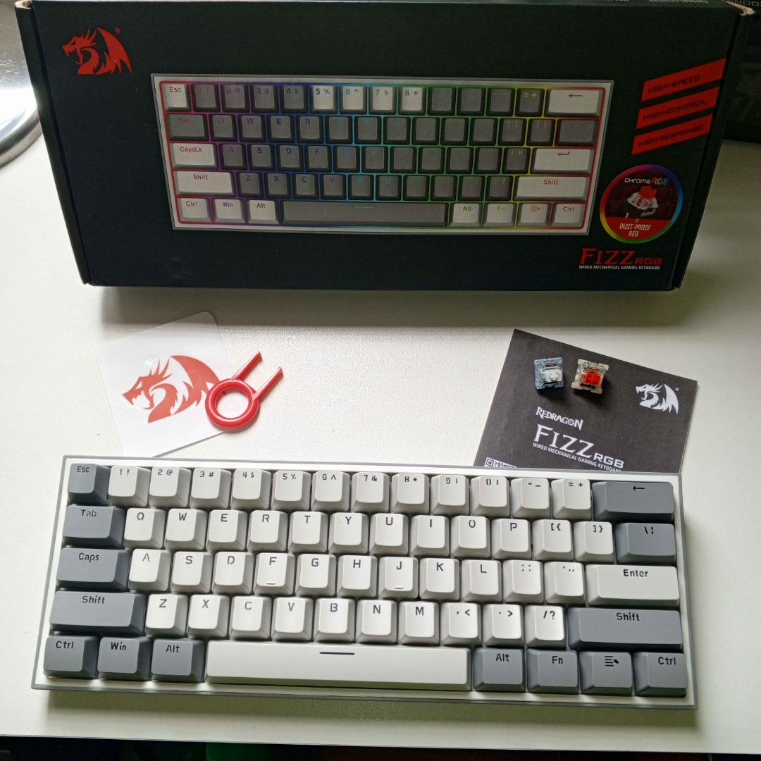 Redragon FIZZ K617 60% Keyboard, Computers & Tech, Parts & Accessories ...