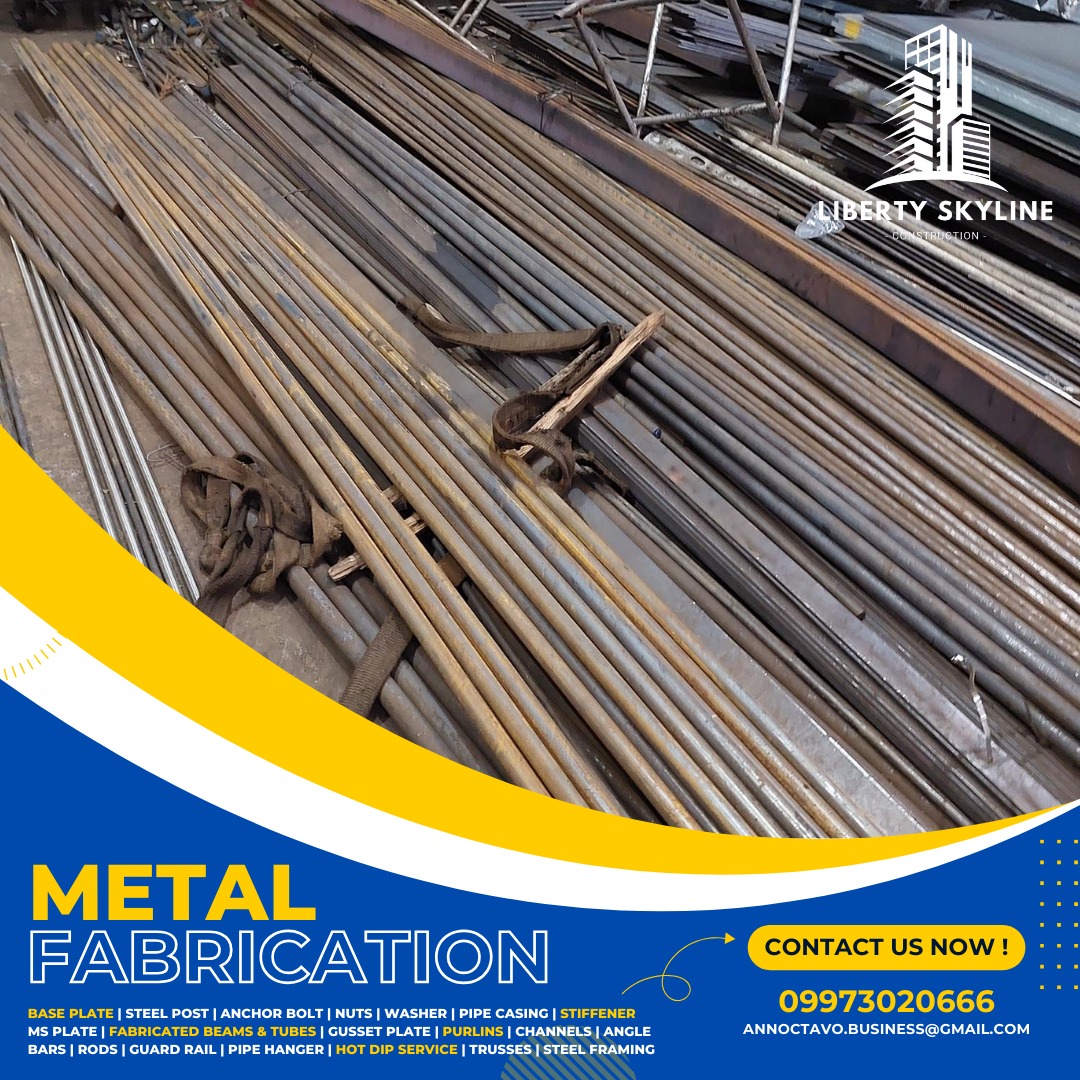 Round Bar 12mm | Flat Bar | Hotdip Tube | Wide Flange | Anchor Bolt ...