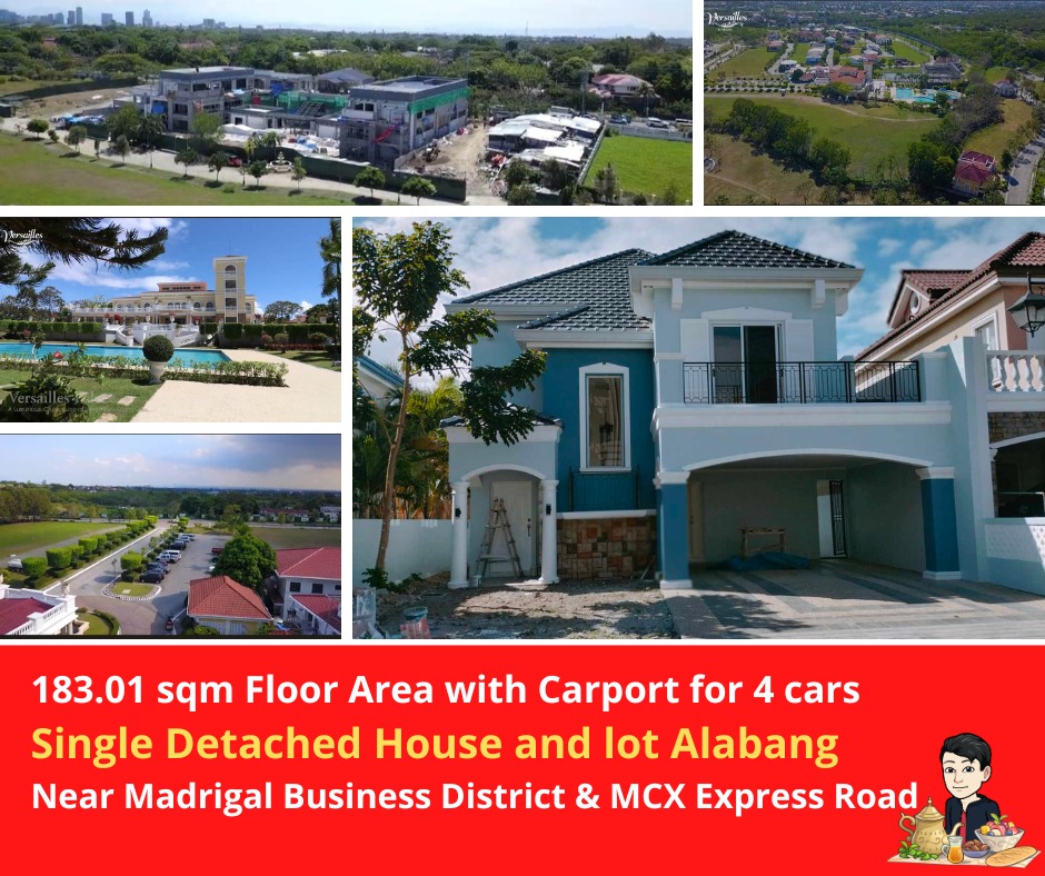 Single Detached House and lot Alabang 183.01 sqm Floor Area with ...