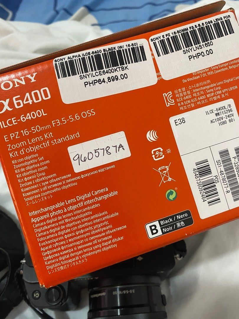 Sony a6400 Mirrorless Camera with 35mm F1.8 OSS lens, Photography ...