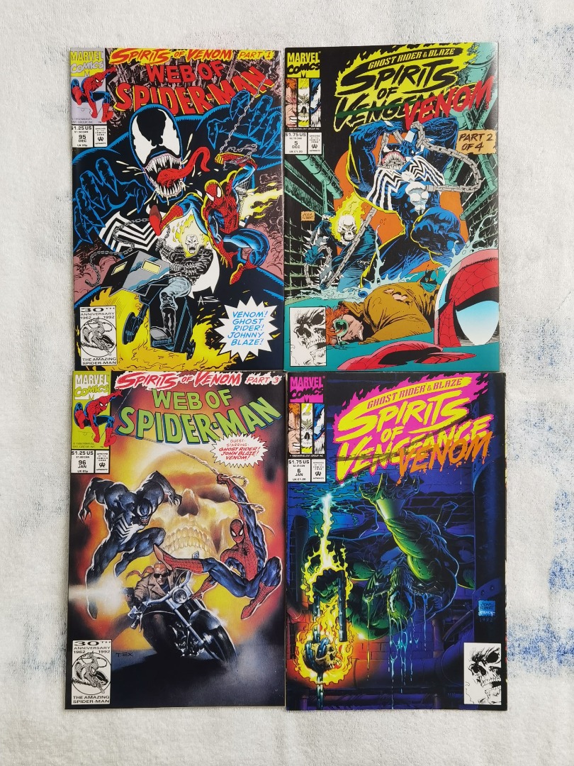 Spider-Man & Ghost Rider: SPIRITS OF VENOM. complete set. script by ...