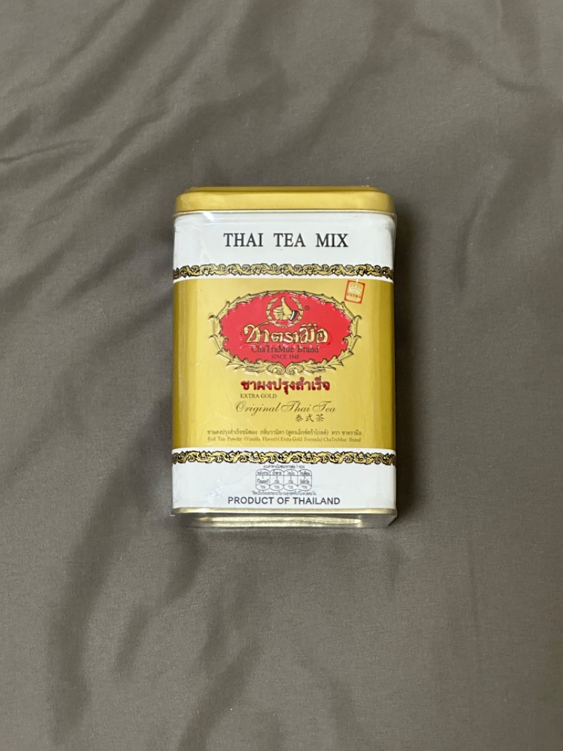 Thai Tea Mix Chatramue Tea Thai Tin Box Extra Gold Original Thai Tea ...