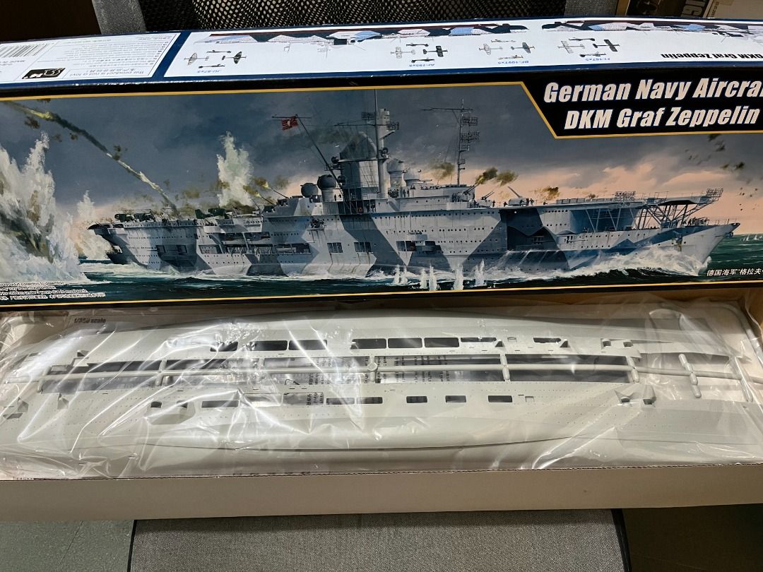 Trumpeter 1/350 German Navy Aircraft Carrier DKM Graf Zeppelin 05627 ...