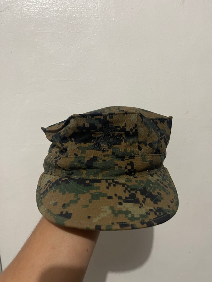 USMC Woodland Marine Corps Cap, Men's Fashion, Watches & Accessories ...