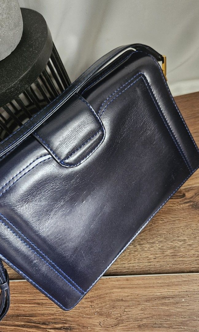 Vintage Royal Blue bag, Women's Fashion, Bags & Wallets, Shoulder Bags ...