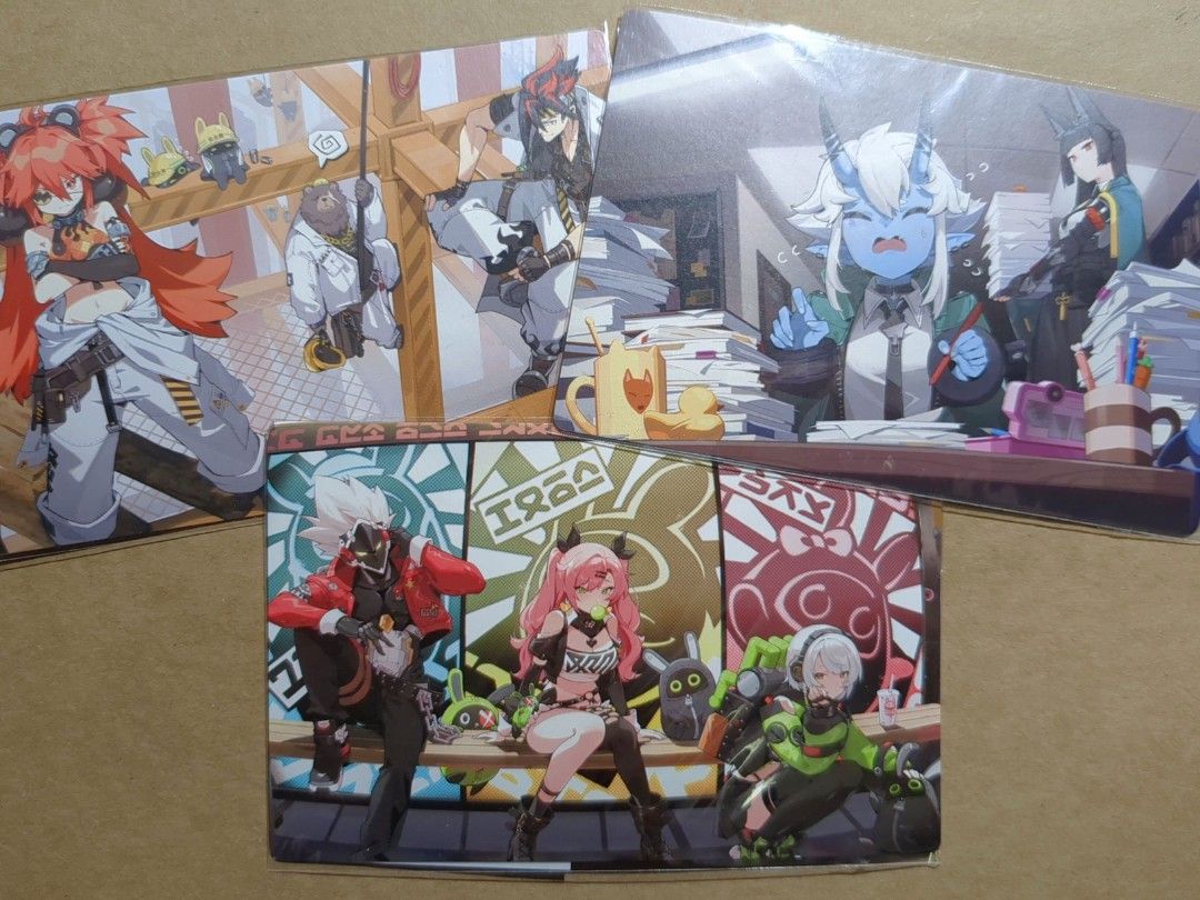 Zenless Zone Zero official postcards, Hobbies & Toys, Stationery & Craft, Art & Prints on Carousell