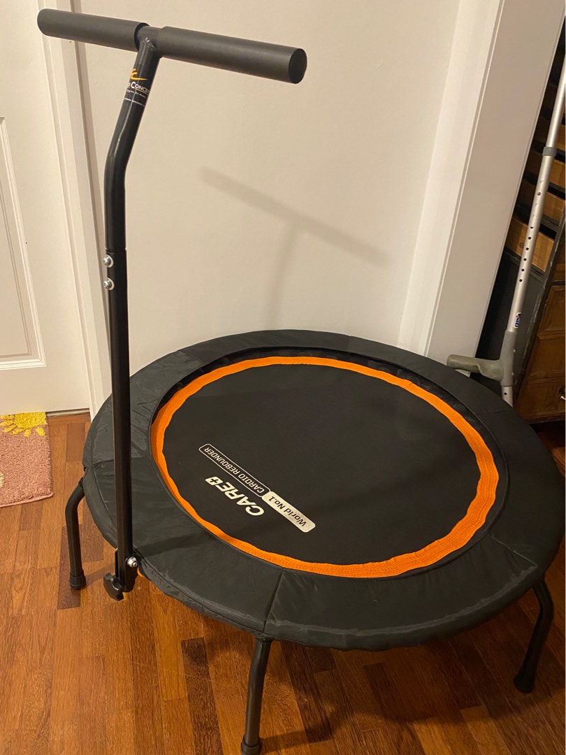 100 cm workout trampoline, Sports Equipment, Exercise & Fitness, Cardio ...