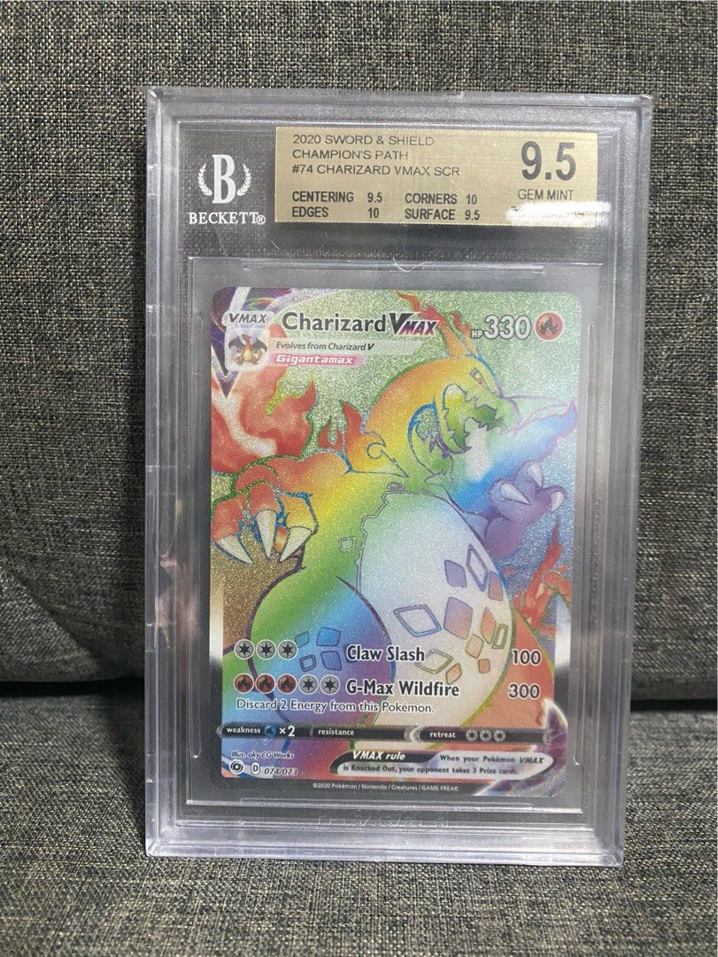 2020 Sword&Shield Champion’s Path #74 Charizard Vmax BGS 9.5, Hobbies ...