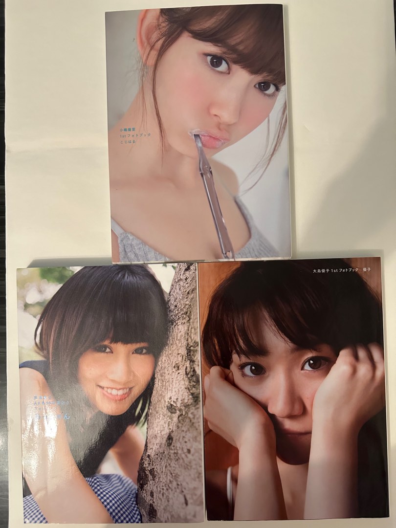 3細書寫真 AKB48 小嶋陽菜 前田敦子 大島優子, 興趣及遊戲, 收藏品及紀念品, 日本明星 - Carousell