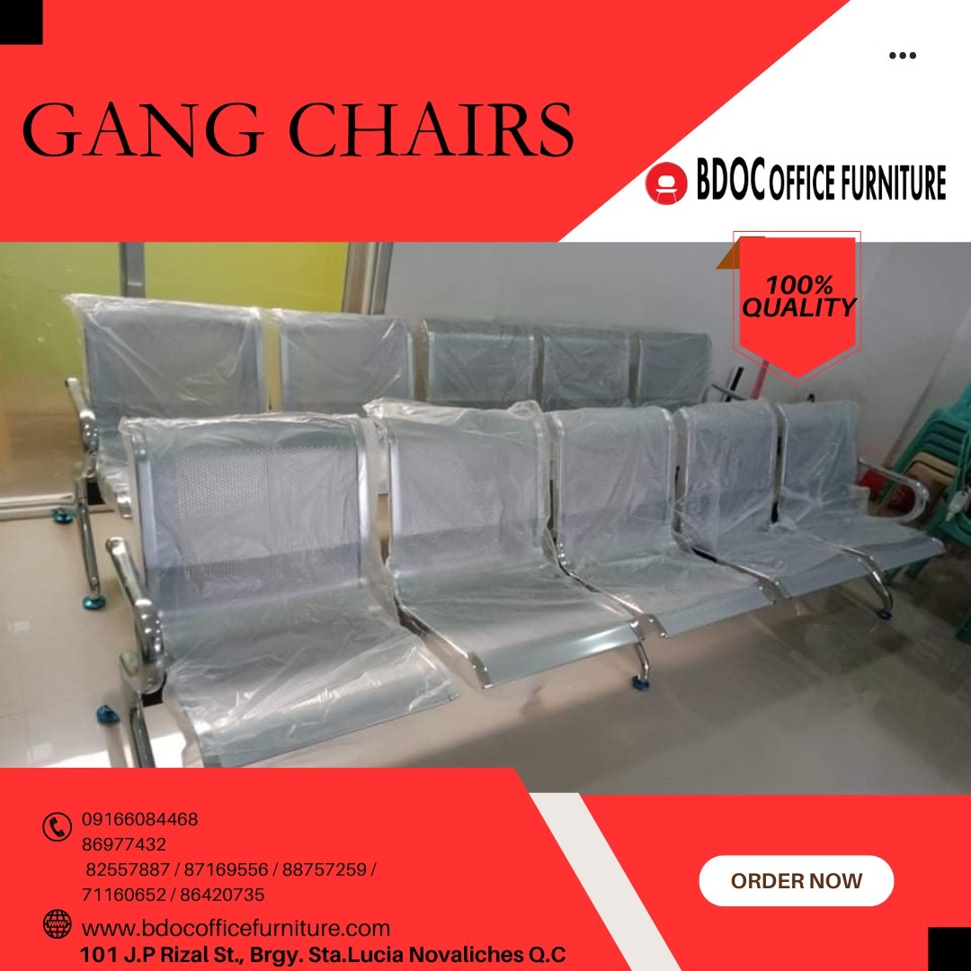 5 seaters Gang Chairs | Office Furniture | BDOC, Furniture & Home ...