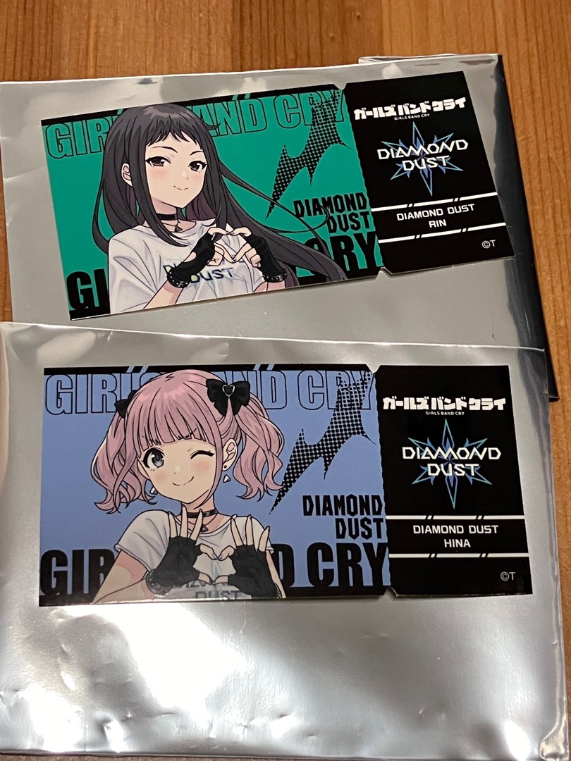 售/交換 Girls Band Cry Donki 貼紙 Hina Rin Diamond Dust gbc , 興趣及遊戲, 收藏品及紀念品 ...