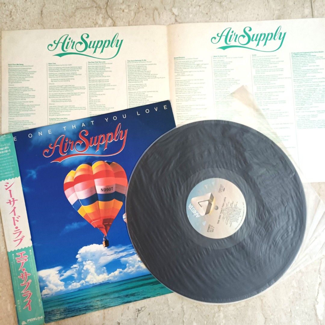 Air Supply The one that you love vinyl LP record, Hobbies & Toys, Music ...