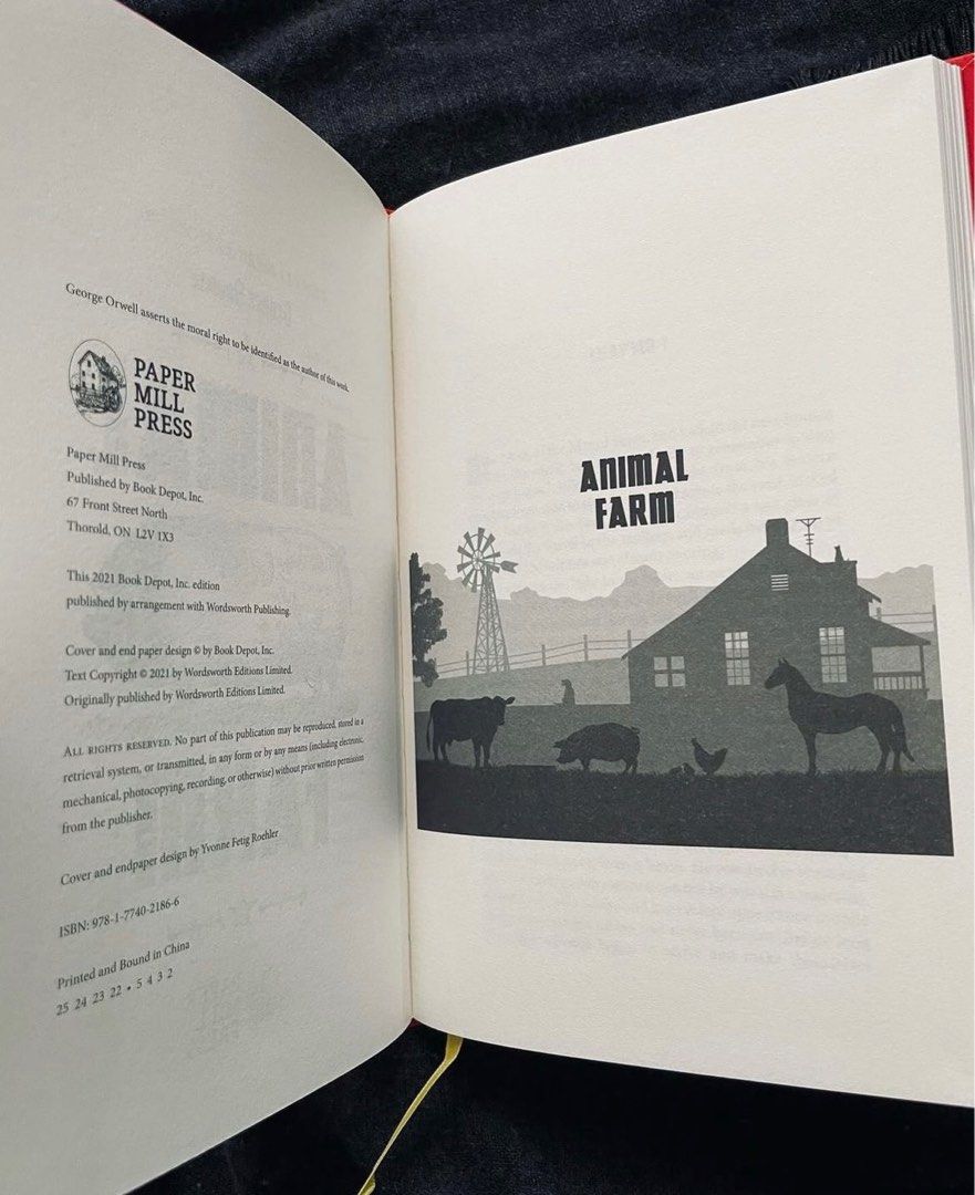 Animal Farm By George Orwell, Hobbies & Toys, Books & Magazines ...