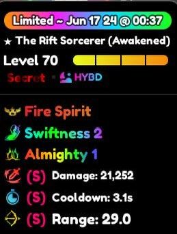 anime defenders almighty double trait gojo, Hobbies & Toys, Toys ...