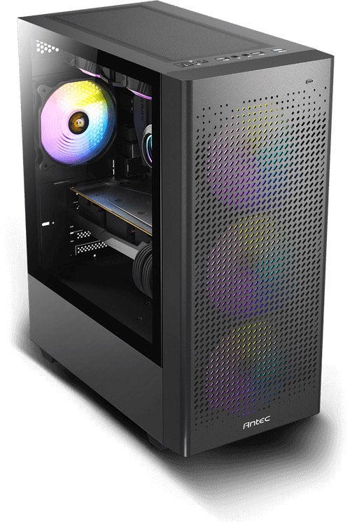 Antec Mid-Tower M-ATX Gaming Case NX500M ARGB, 電腦＆科技, 桌上電腦 - Carousell