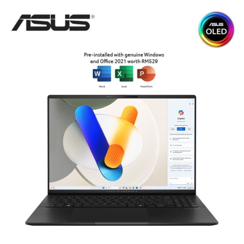 Asus VivoBook S 16 OLED S5606M-AMX176/178WSM Laptop (Mist Blue/Neutral ...