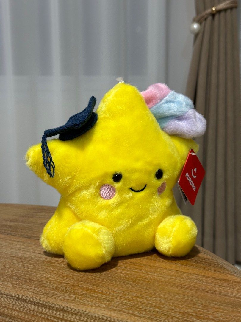 Aurora/Palm Pals Plush With Removable Crochet Graduation Hat, Hobbies ...