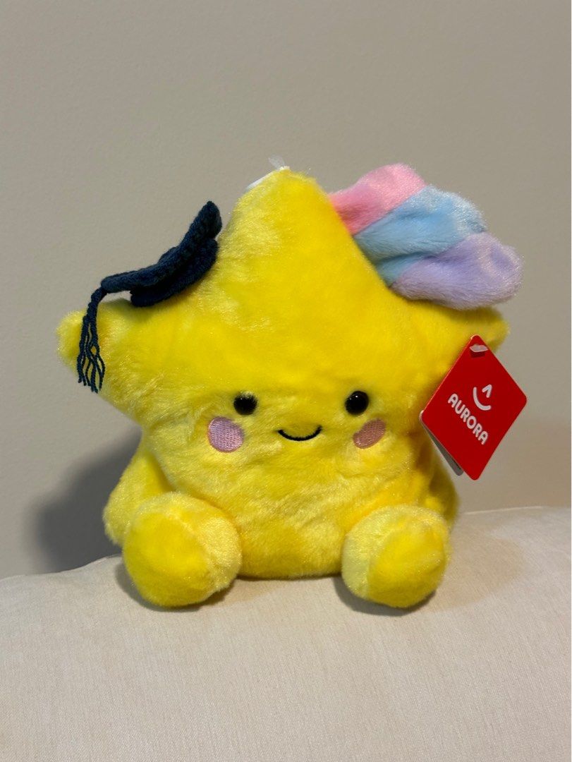 Aurora/Palm Pals Plush With Removable Crochet Graduation Hat, Hobbies ...