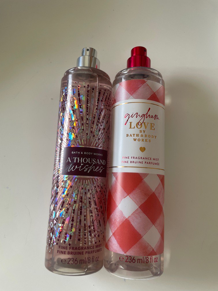 Bath and Body works a thousan wishes and gingham love, Beauty ...