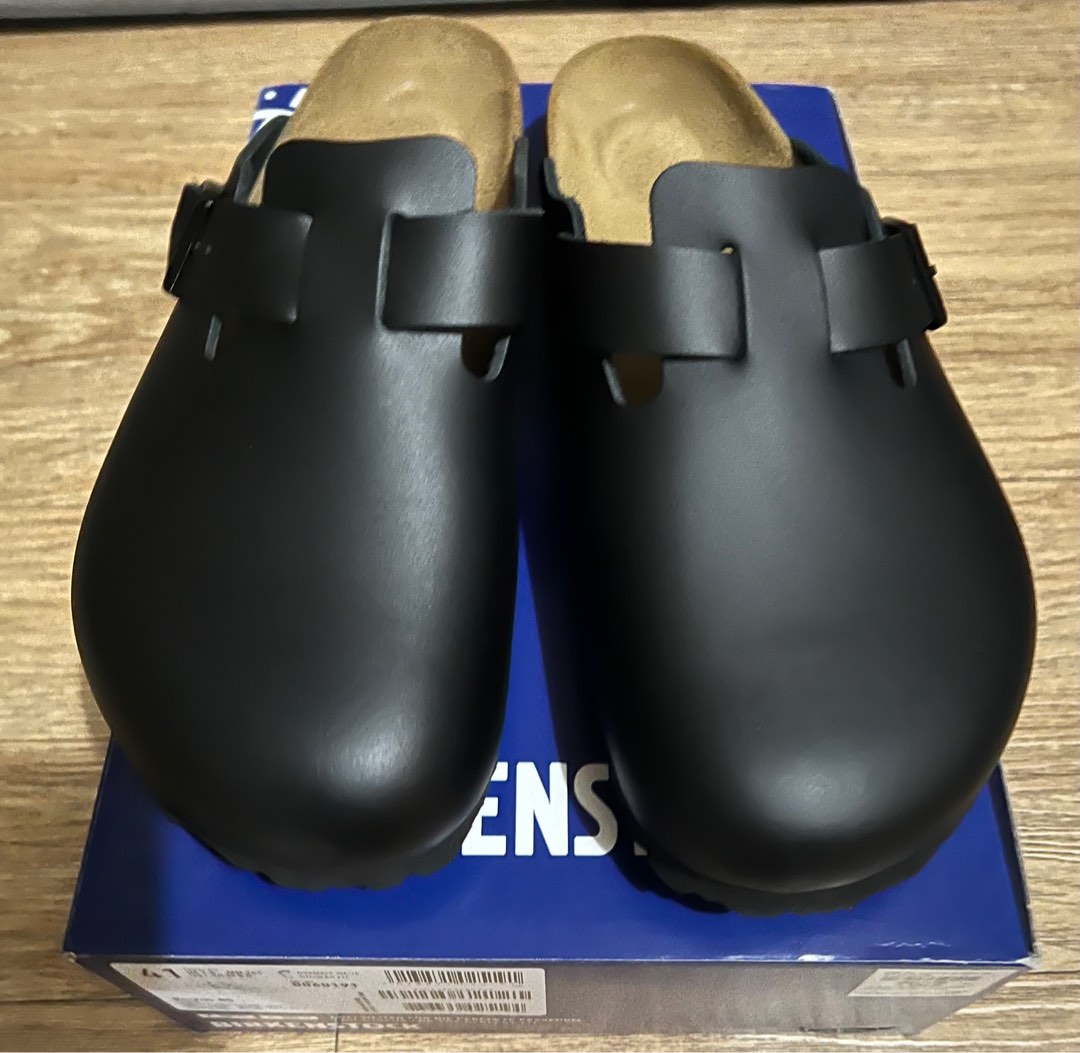 Birkenstock Boston Clogs Black , Men's Fashion, Footwear, Slippers ...