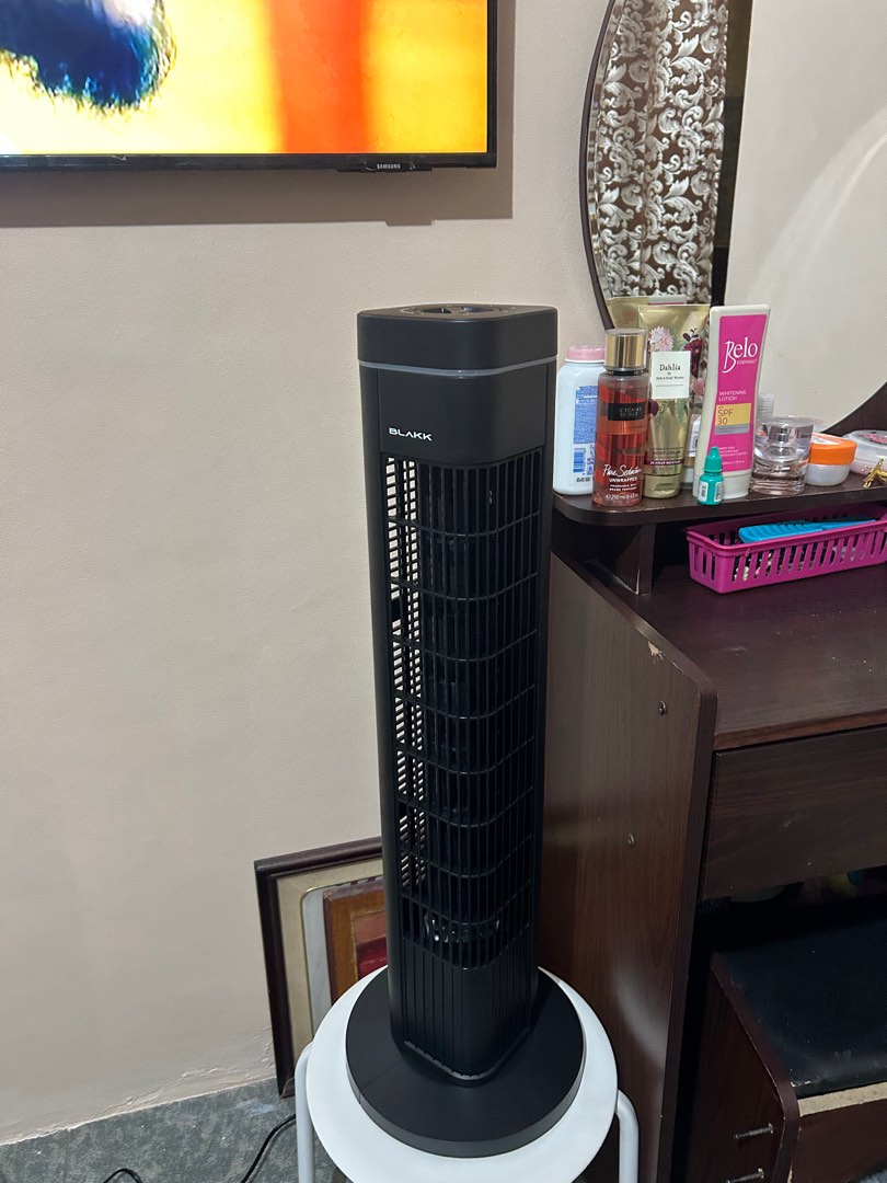 Blakk Tower Fan, Furniture & Home Living, Lighting & Fans, Fans on ...
