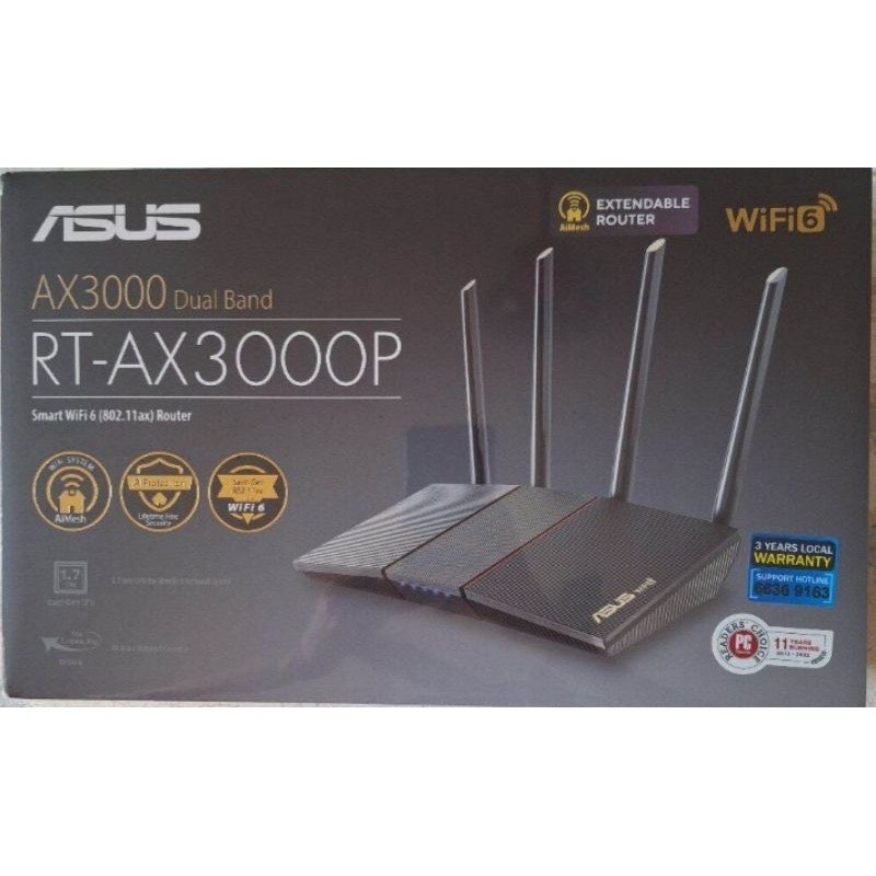 2 units available [Brand New] Asus AX3000 RT-AX3000P Wifi 6 Router Next ...