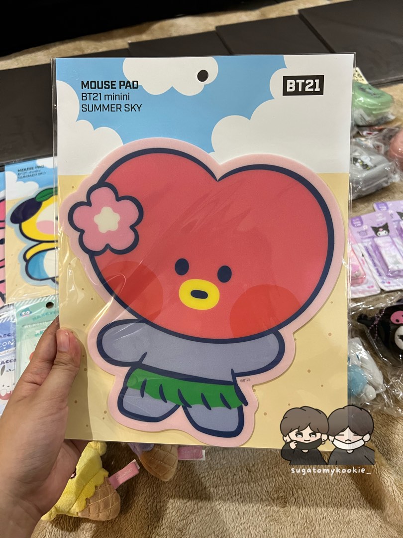 BT21 Tata Summer Sky Mouse Pad, Hobbies & Toys, Memorabilia ...