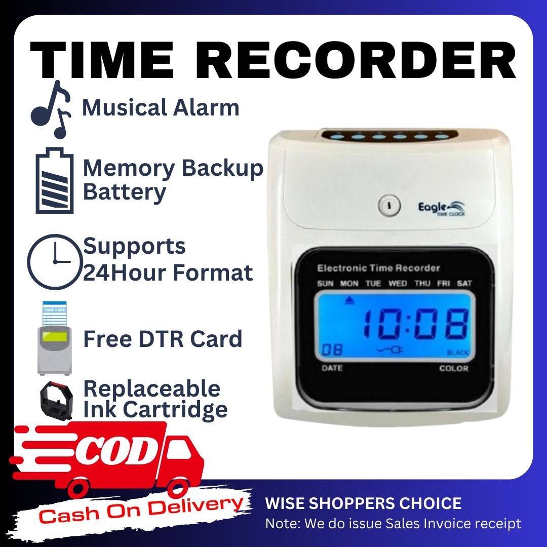 Bundy Clock Machine, Time Recorder, Eagle Time Bundy Clock, Computers ...