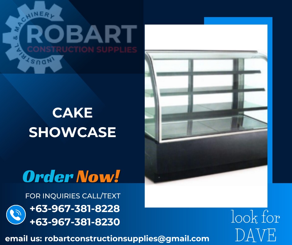 CAKE SHOWCASE, Commercial & Industrial, Industrial Equipment on Carousell