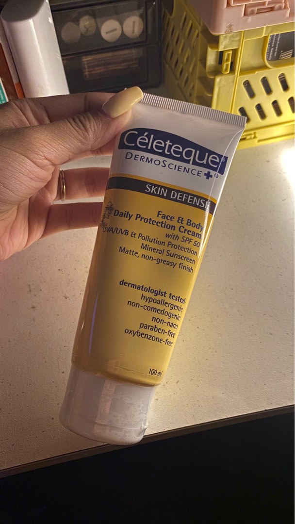 celeteque skin defense face & body protection cream w SPF, Beauty ...