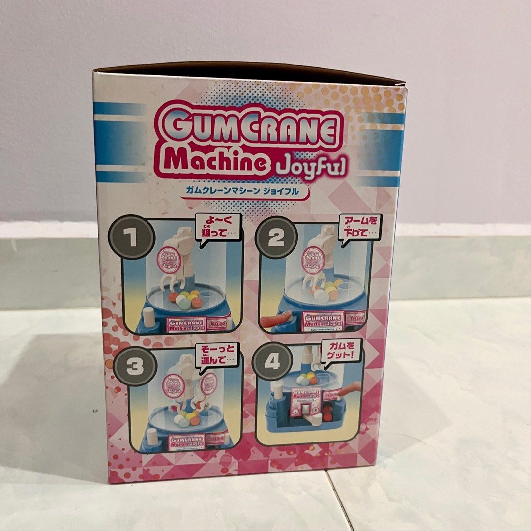 Clearance sales Gum Crane ball Machine Play Fun Toy Children Kid Claw Machine Song Japan ...