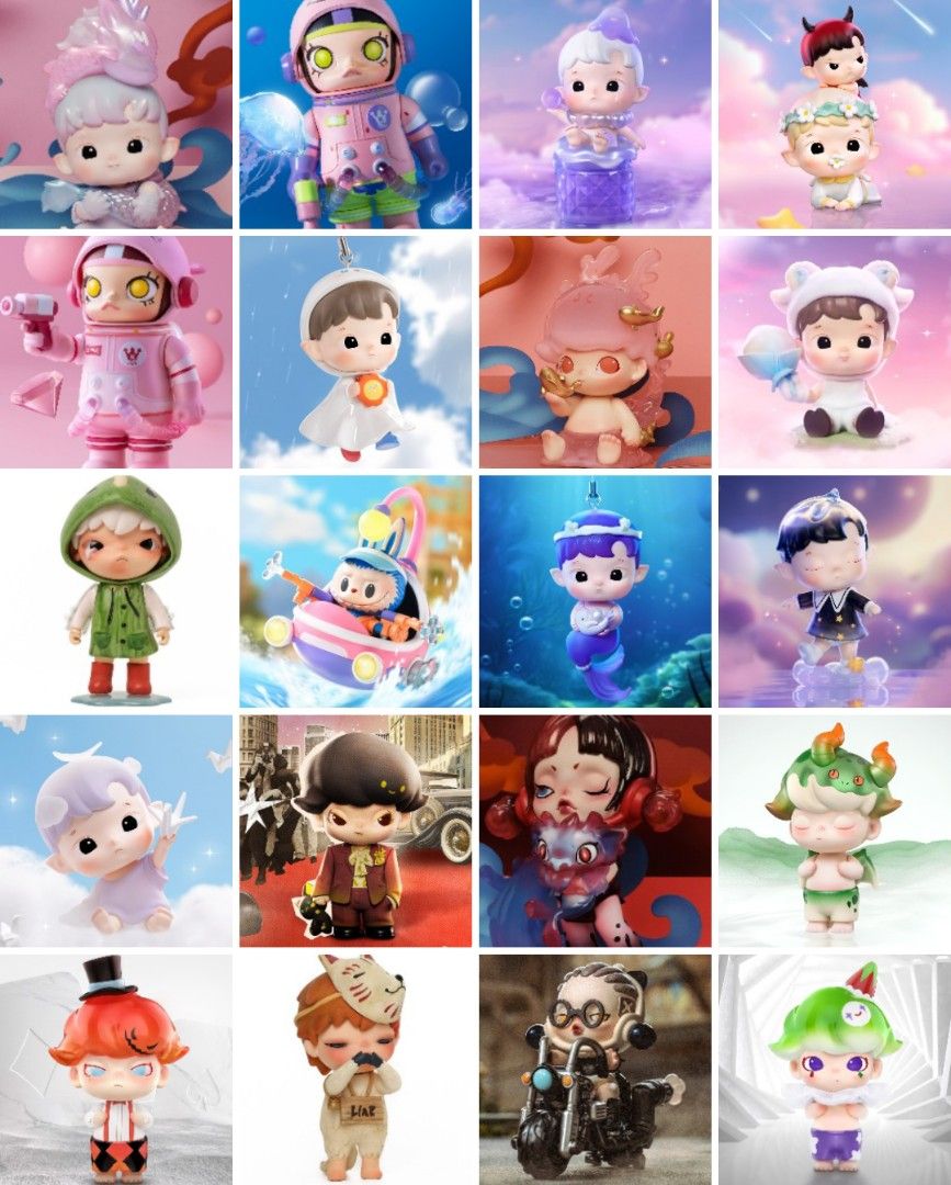 BNIF Popmart Clearance Assorted Series |Skullpanda |Dimoo |Hirono ...