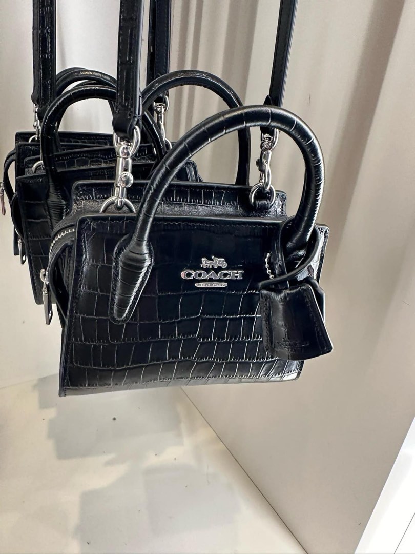 Coach Andrea Mini Carryall, Luxury, Bags & Wallets on Carousell