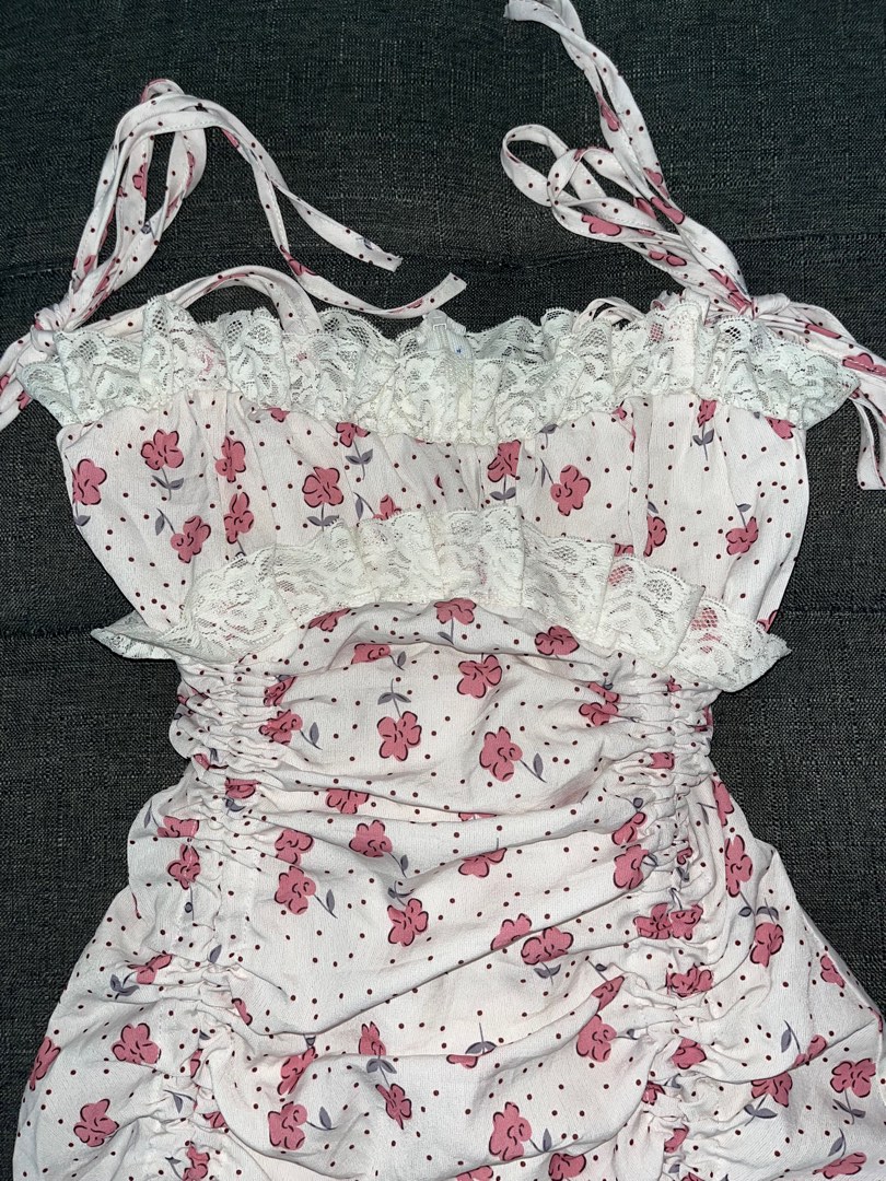 Coquette body con dress, Women's Fashion, Dresses & Sets, Dresses on ...