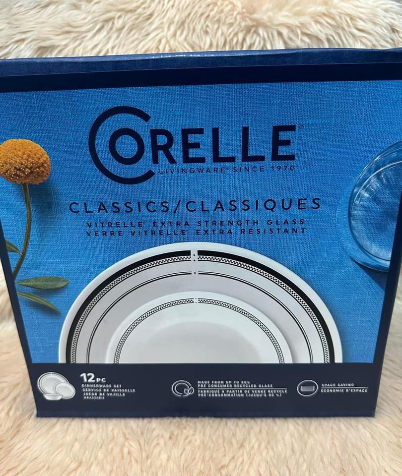 CORELLE PLATES DINNERWARE SET, Furniture & Home Living, Home Decor ...