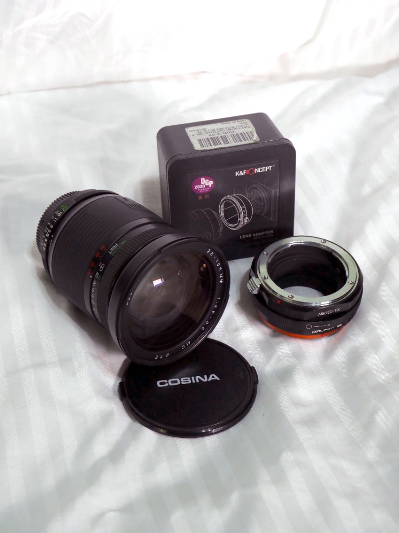 Cosina Manual Lens for Nikon or Fujifilm using the FX-NK adaptor ...