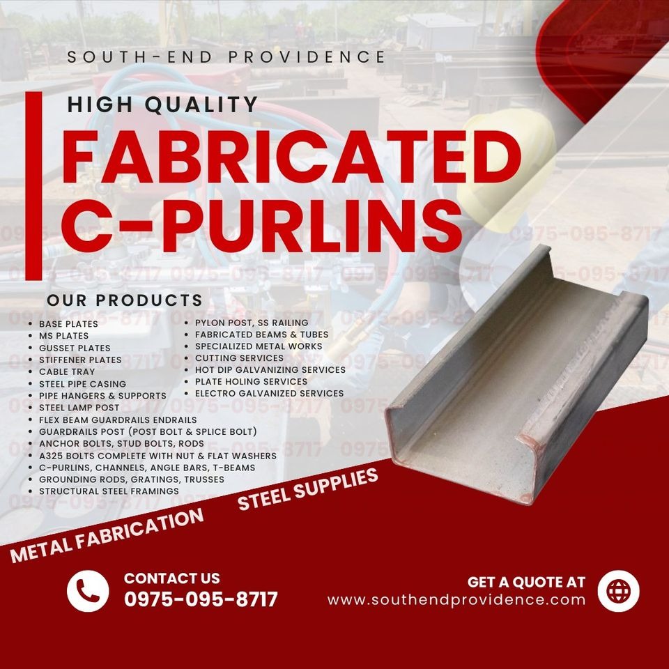 Custom C Purlins 155mm x 55mm x 20mm x 2.5mm x 4.66meters | Fabricated ...