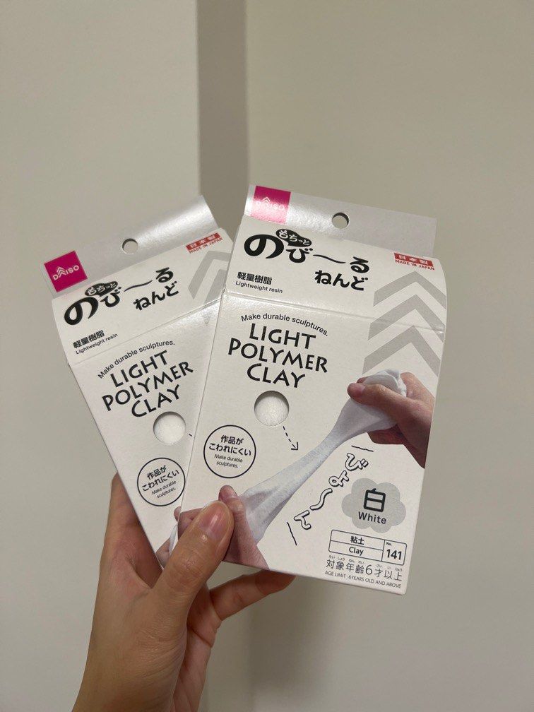 Daiso Light Polymer Clay, Hobbies & Toys, Stationery & Craft, Craft ...